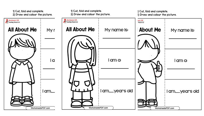 Draw and colour the picture - Worksheets PDF