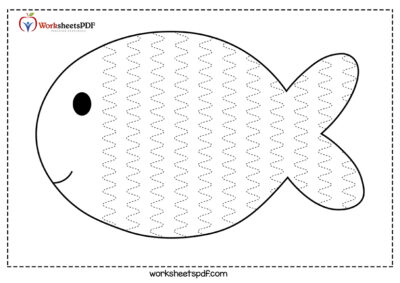 Fish Tracing Printable Worksheets - Worksheets PDF