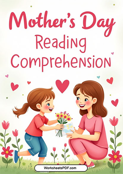 Mother's Day Reading Comprehension - Worksheets PDF