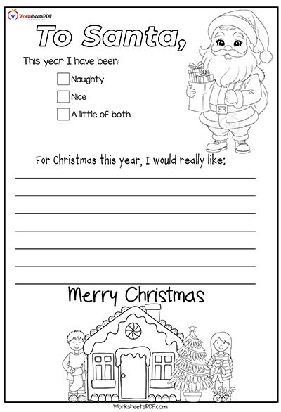 For Christmas I would like - Worksheets PDF