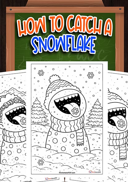 How to Catch a Snowflake - Worksheets PDF